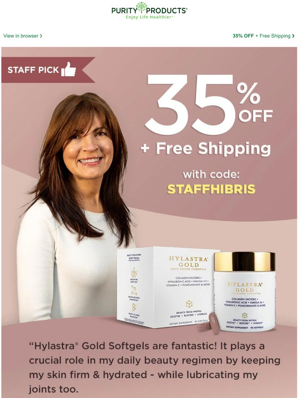 Purity Products: Hylastra® Gold - Pick of the Week! | Milled