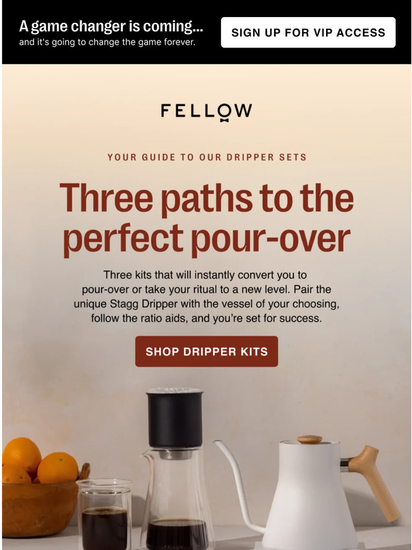 Fellow Products: A guide to our unique dripper kits | Milled