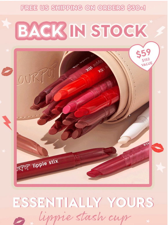 ColourPop: Lippie Stix Stash Cups ARE BACK! 💋 | Milled