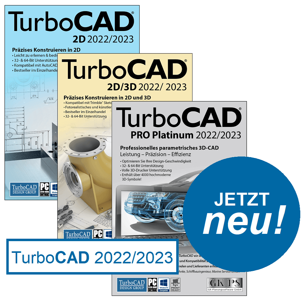 TurboCAD: TurboCAD 2022/2023: Die neue TurboCAD-Version ist da! | Milled