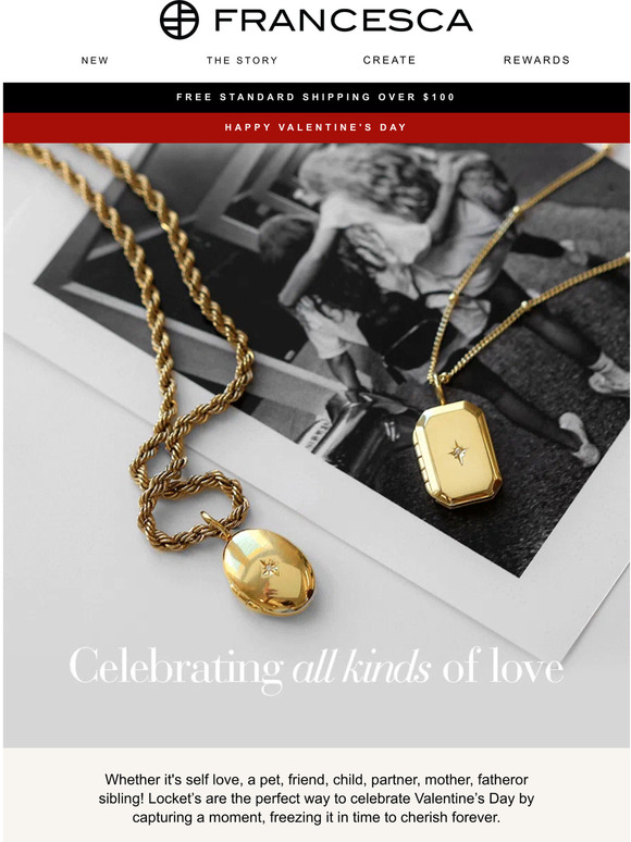 Francesca Collections: 🌹 Happy Valentine's Day from Francesca | Milled