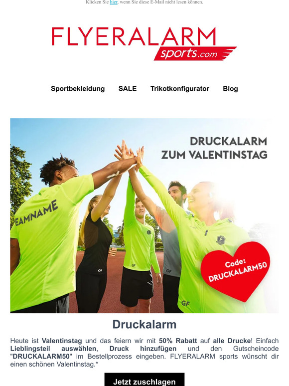 FLYERALARM: Druckalarm zum Valentinstag | Milled
