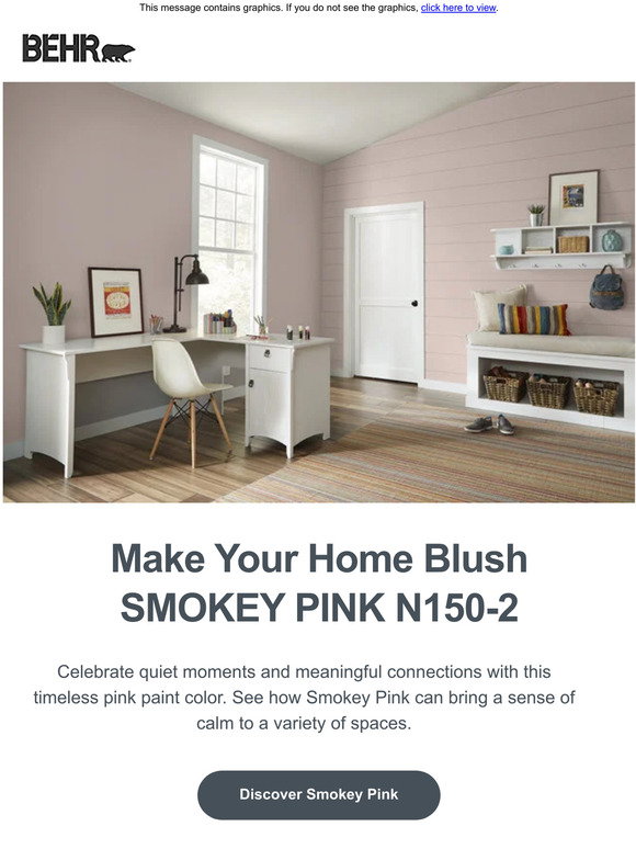 Behr: Color of the Month: Smokey Pink N150-2 | Milled