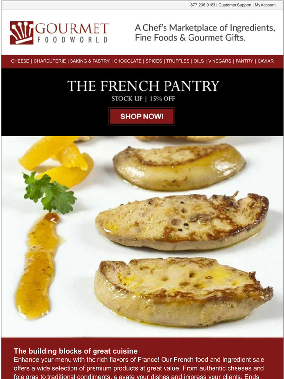 Gourmet Food World: The French Pantry is on sale for a limited time ...