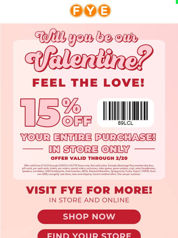 FYE: Feel the love! 💘 | Milled