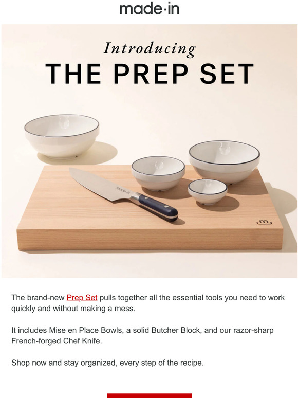 Made In: Introducing: The Prep Set | Milled