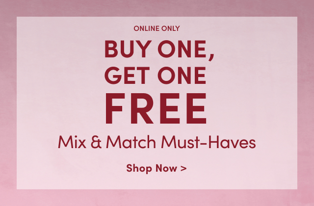Torrid: Happy V-Day! Buy 1, get 1 FREE mix & match must-haves! | Milled