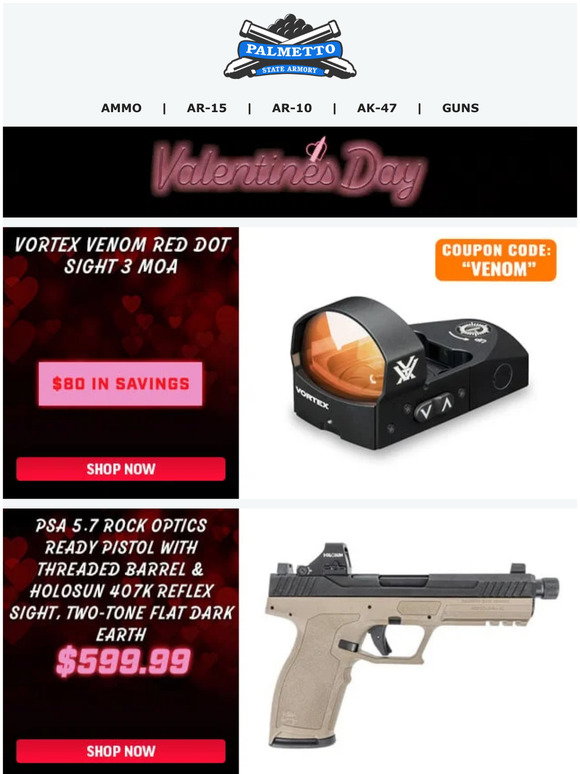 Palmetto State Armory: 💘 Valentine's Day Is Here! Don't Miss Out On ...