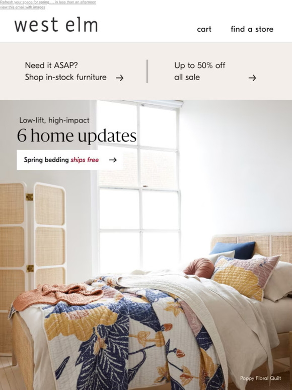 West Elm: 6 easy home updates | Milled