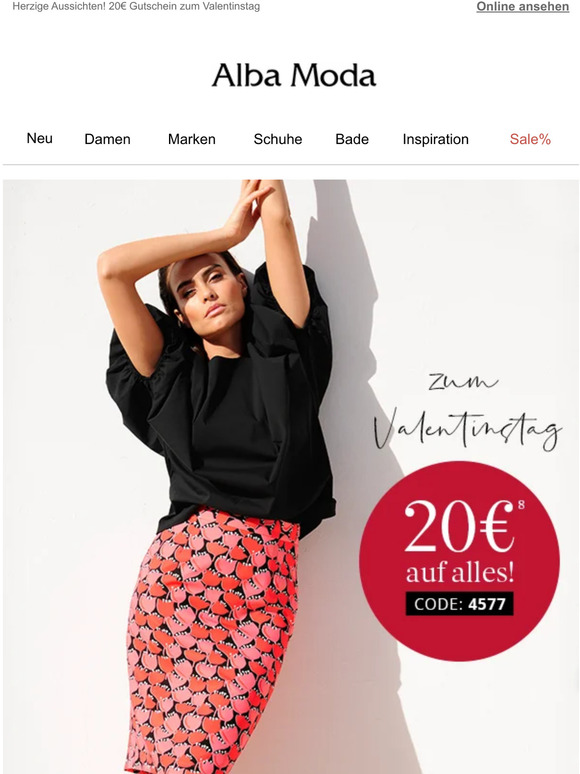 Alba Moda: ️20€ auf alles zum Valentinstag | Milled