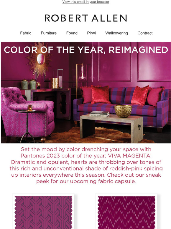 Robert Allen: Color of the Year, Reimagined… | Milled