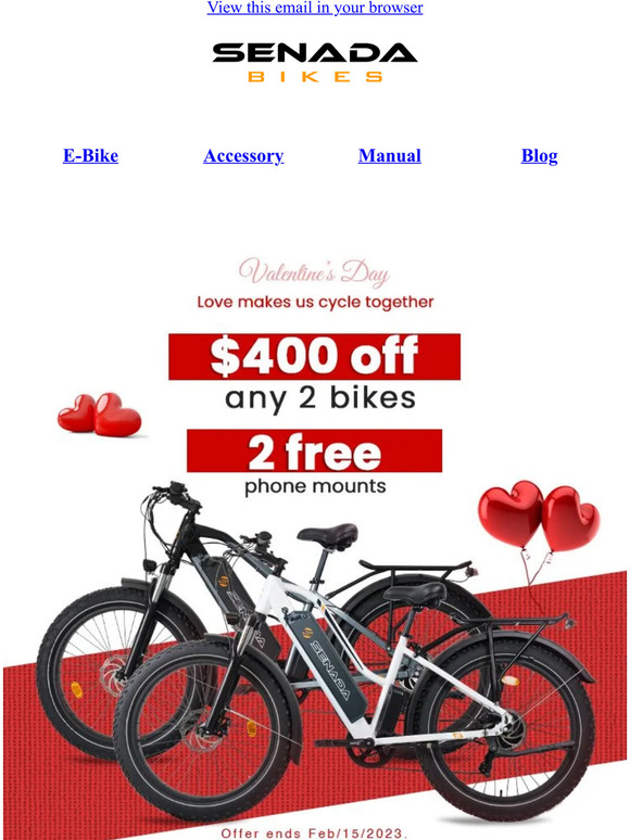 Senada Bikes: Share Your Couple Cycling Pics to Get Gifts 💝 | Milled