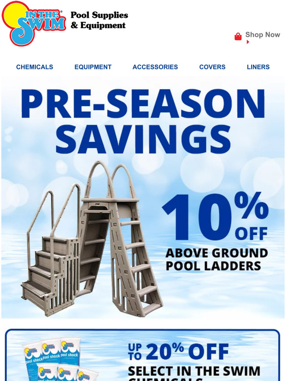In The Swim: 💦 Make a splash with Pre-Season Savings on pool ladders ...