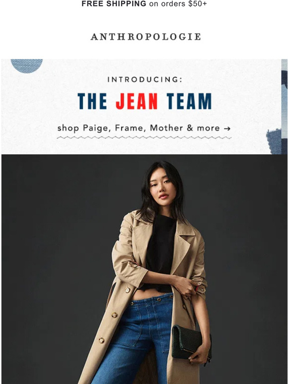 Anthropologie: introducing: the JEAN team 👖 | Milled