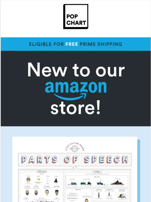 Pop Chart Lab: NEW Prints Added to Our Amazon Store | Milled