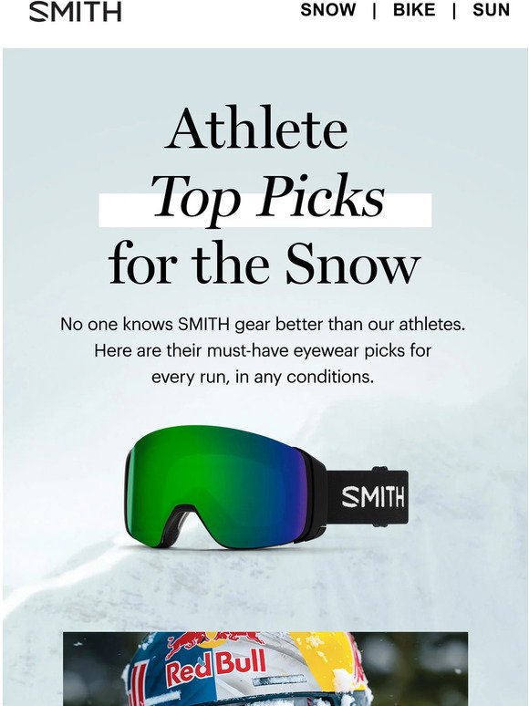 Smith Optics: Discover SMITH Athletes’ Top Picks | Milled