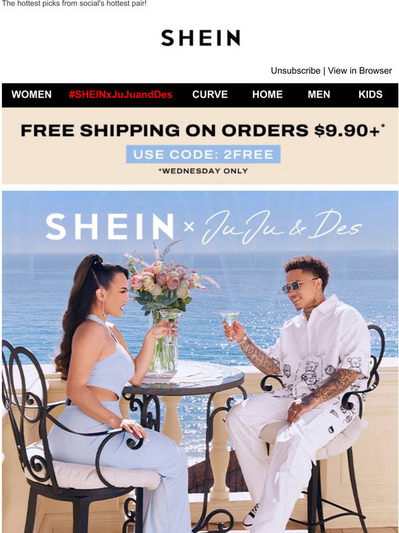 SHEIN: Shop In The Name Of Love: SHEIN x JuJu&Des Is Here! | Milled