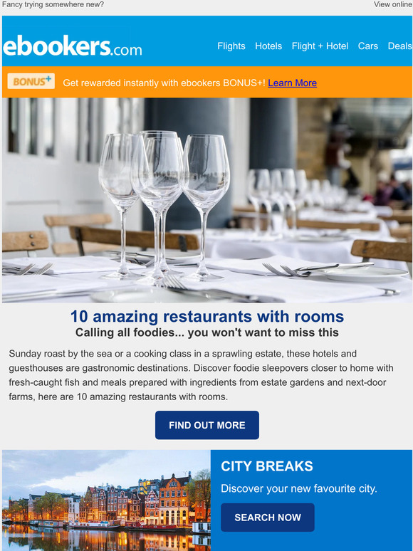 ebookers.com: 10 amazing restaurants with rooms | Milled