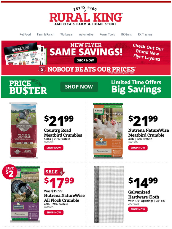 Rural King: Poultry In Motion 🐥 Everything You Need To Start Raising ...