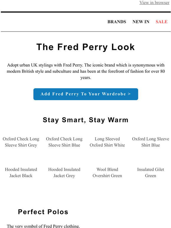 Mainline Menswear: The Fred Perry Look | Milled