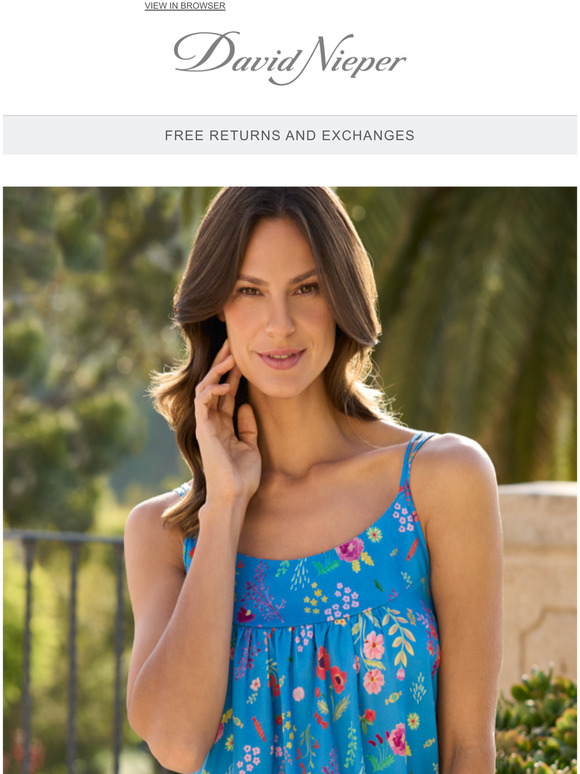 David Nieper: NEW spring nightwear designs! | Milled