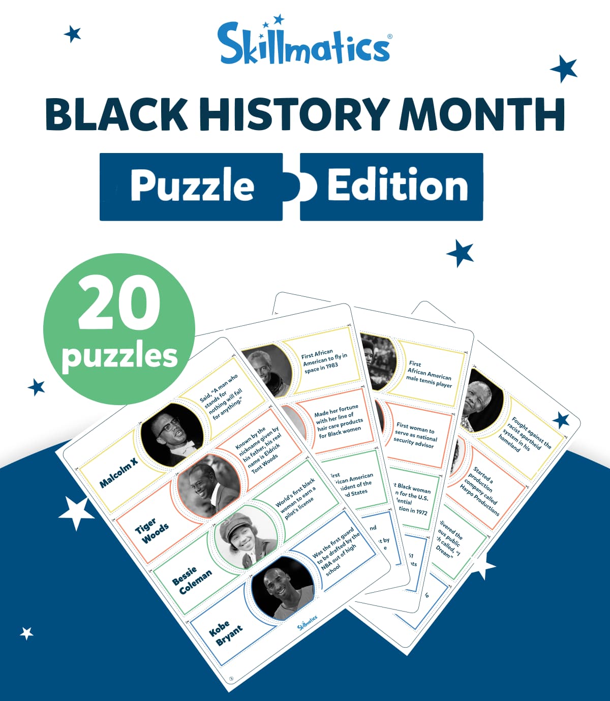 Skillmatics: [FREE PRINTABLES] Black History Month Puzzles! | Milled