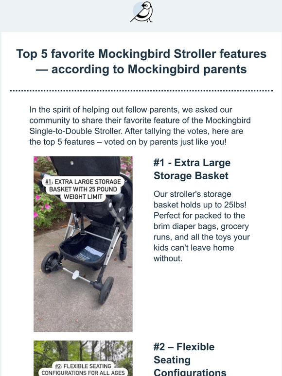 Mockingbird: What do parents love about Mockingbird Strollers? | Milled