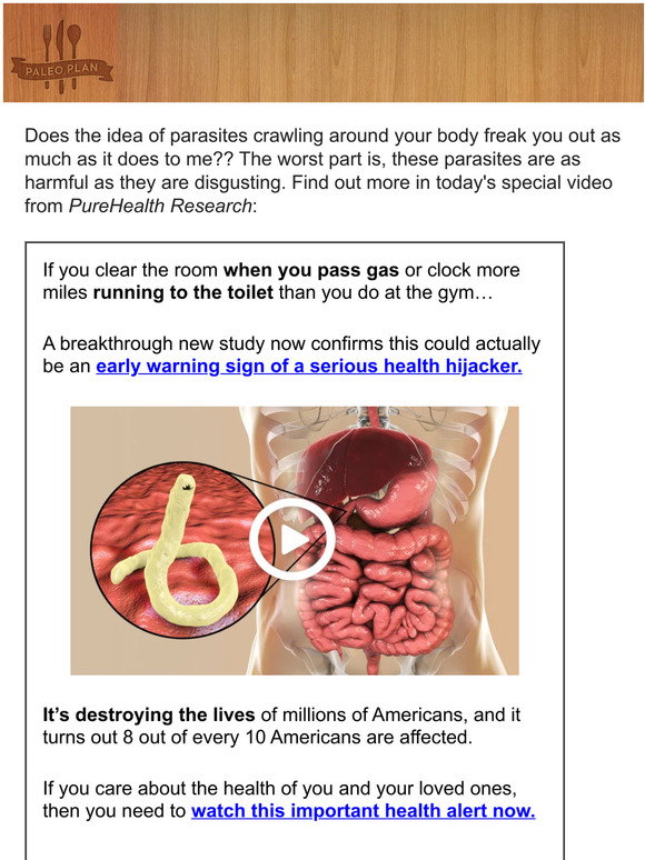 PaleoPlan: 4 Signs That Parasites Are Living In Your Body | Milled
