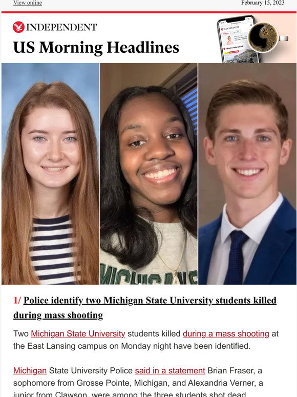 The Independent: What we know about the victims of the MSU shooting ...