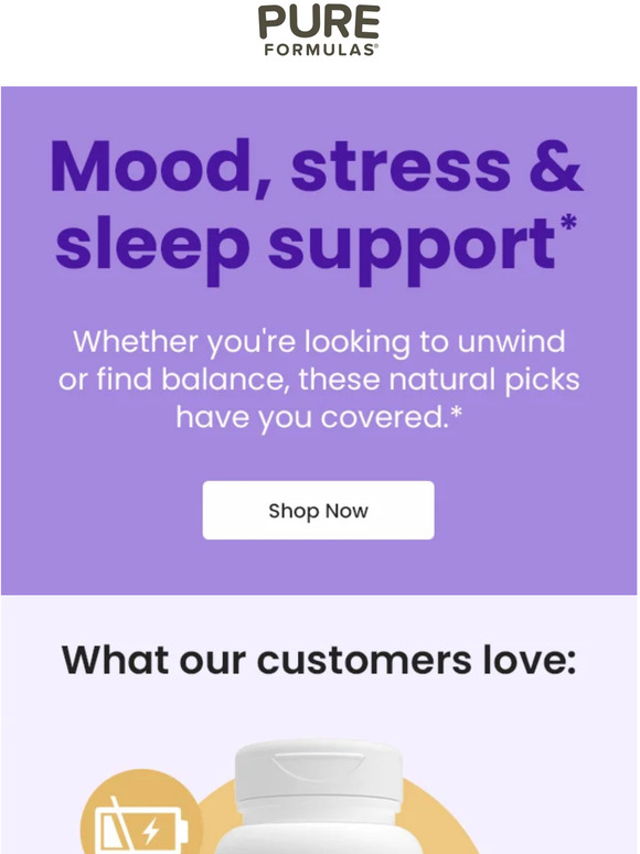 PureFormulas: 💜 Mood, Stress & Sleep: Get your Zen on with our customer ...