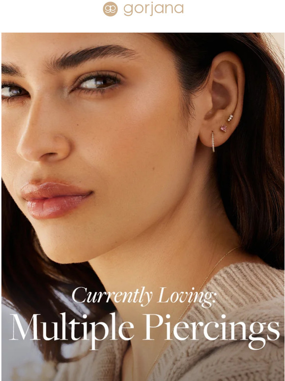 Gorjana: Multiple piercing moment | Milled
