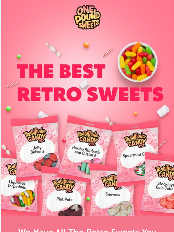 One Pound Sweets: ⚡️ The Best Retro Sweets Money Can Buy! 🙀 | Milled