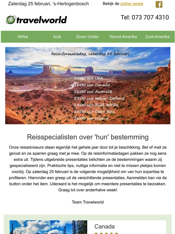 TravelWorld: Gratis de beste reistips | Milled