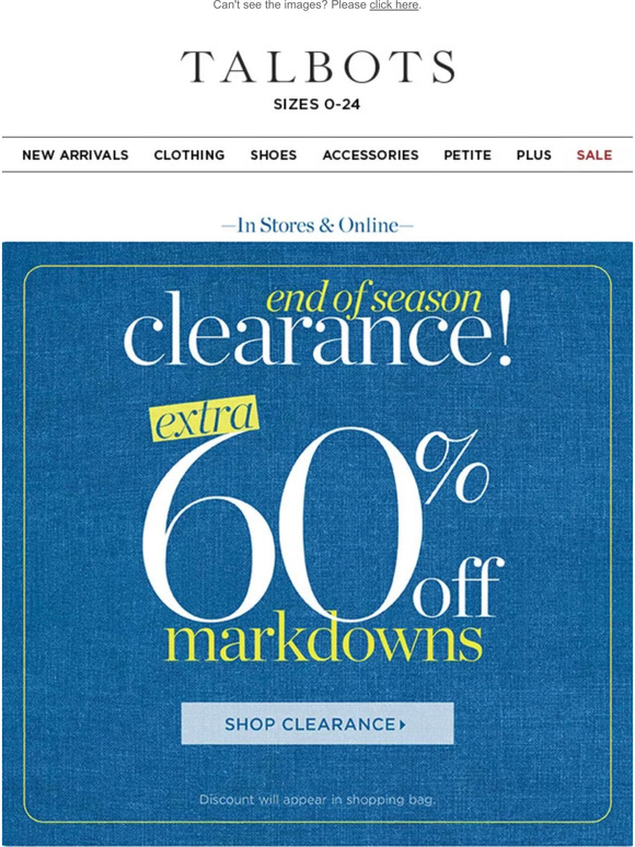 Talbots: We love every shade of this classic color. | Milled