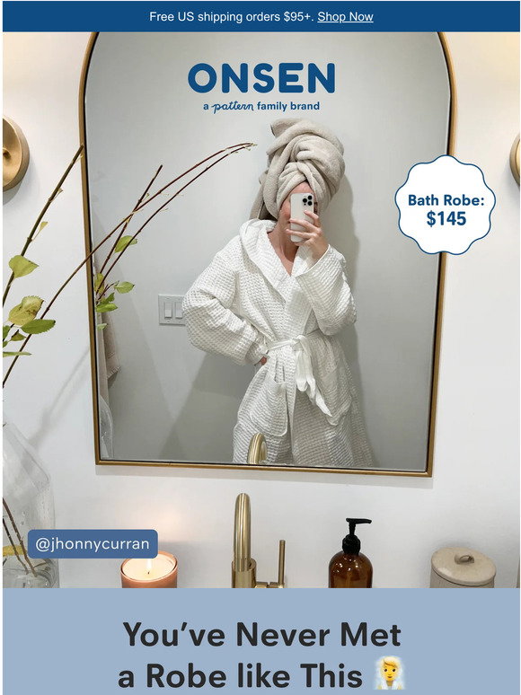 Onsen: A Bath Robe designed for your comfort 🛁 | Milled