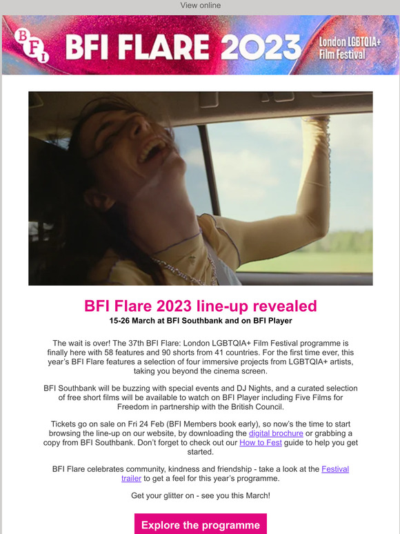 BFI: BFI Flare 2023 line-up revealed π | Milled BFI: BFI Flare 2023 line-up revealed π | Milled