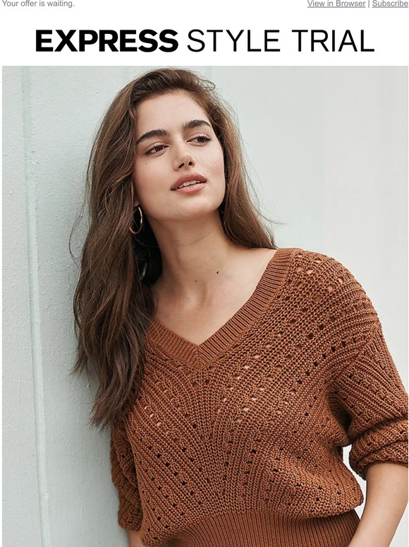 Express: Free 30 days of Express Style Trial | Milled