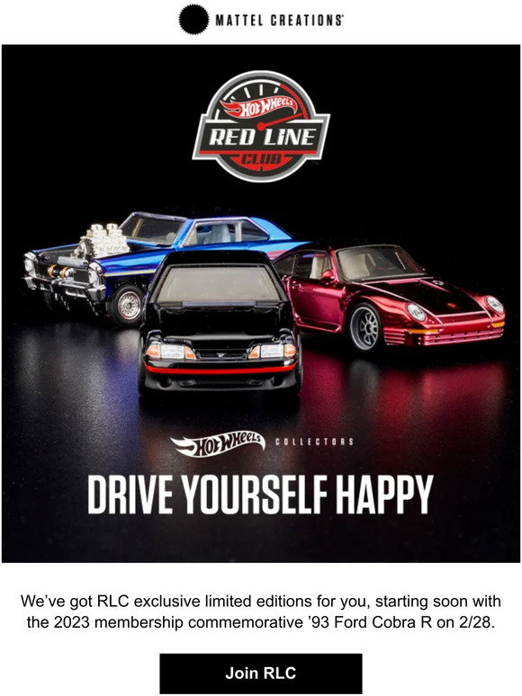 Mattel: Get the Most: Join the Red Line Club Now! | Milled