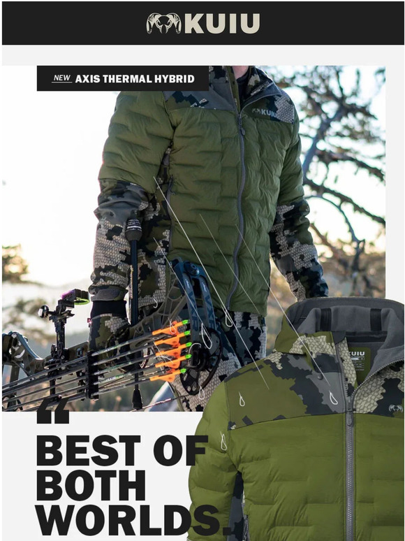 KUIU: New Axis Thermal Hybrid: Engineered For Versatility | Milled