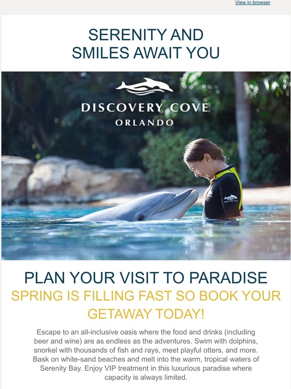 SeaWorld: Book Your Spring Getaway Now! | Milled