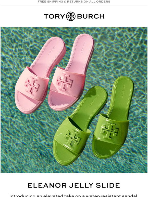 Tory Burch: Introducing the Eleanor Jelly Slide | Milled