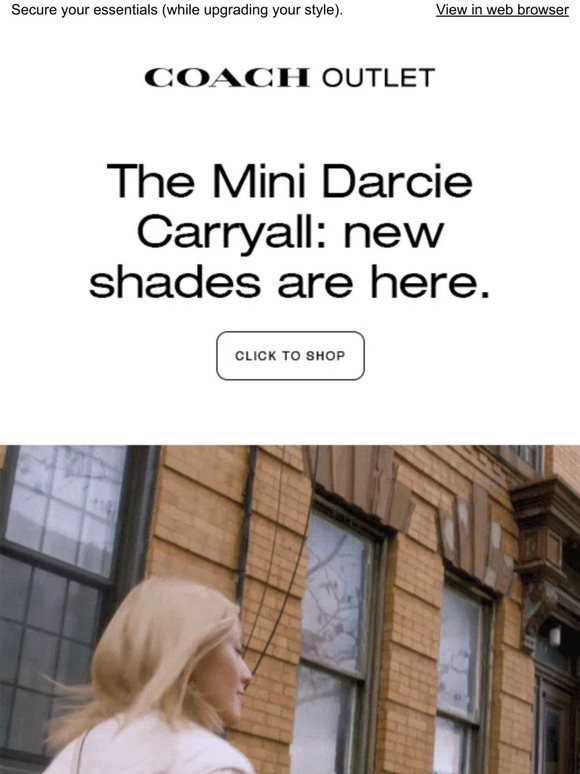 Coach: The Mini Darcie Bag Has Landed (In New Colors!) | Milled