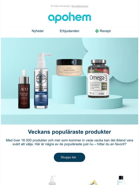 Apohem: Upp till 20% på veckans favoriter! | Milled