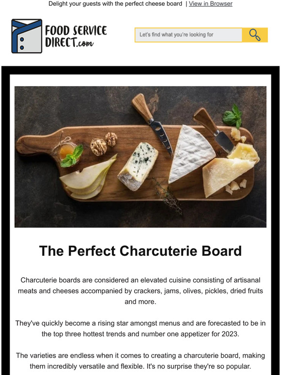 Food Service Direct: Build the Perfect Charcuterie Board! 🧀 | Milled
