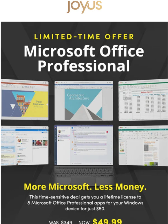 Joyus: Microsoft Office Lifetime License is Back in Stock! | Milled