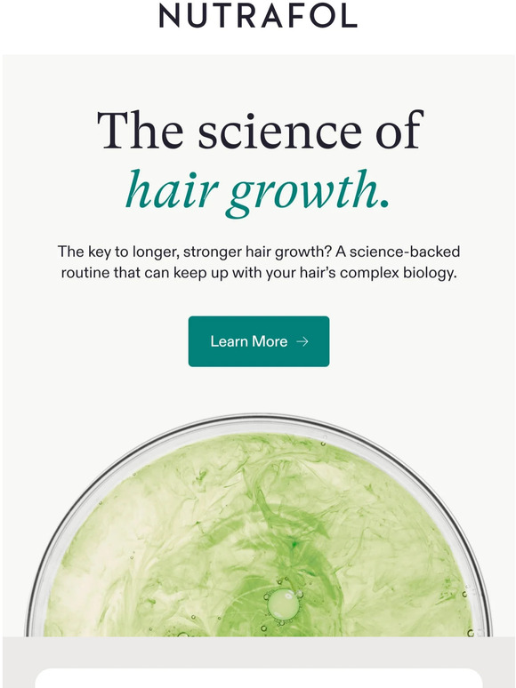 Nutrafol: Hair growth—built on science. | Milled