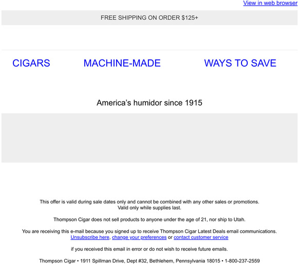 Thompson Cigar: Price Drop On Torano Dominico Packs of 20 | Milled