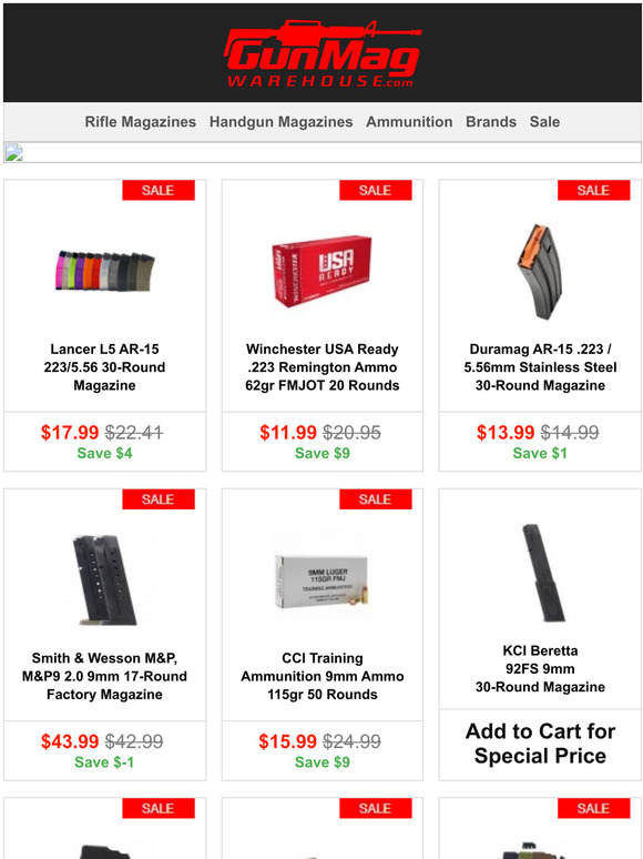 GunMag Warehouse: We Are Continuing To Spread The Love With These Deals ...