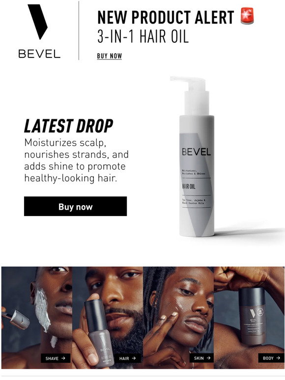 Bevel: Introducing 3-in-1 Hair Oil | Milled