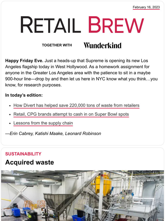 Morning Brew: ☕ Creating a diversion | Milled